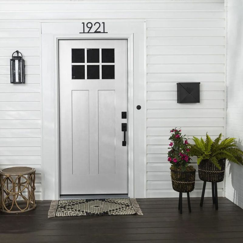 Pinturas para Puertas Interior y Exteriror Blanco Satinado 946 ml ...